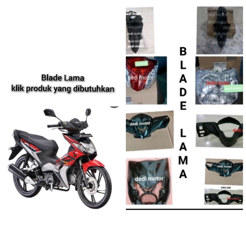 Jual Full set Blade lama sepakbor depan blade lama hitam batok depan ...