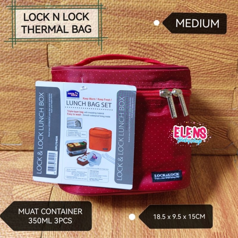 Jual Lock n Lock lunch bag thermal tas kotak makan tas bekal anak ...