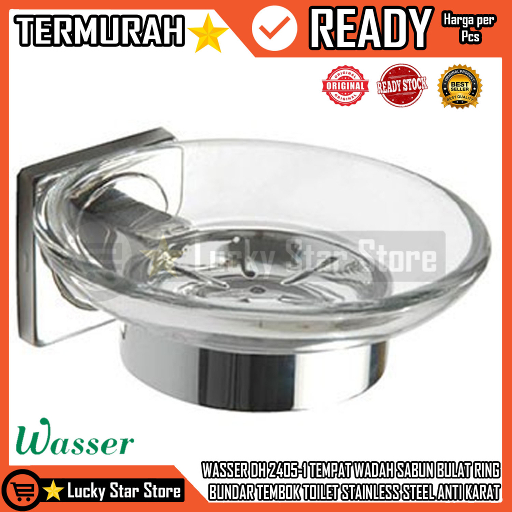 Jual WASSER TEMPAT WADAH SABUN DH 2405-1 DINDING SUDUT KAMAR MANDI ...