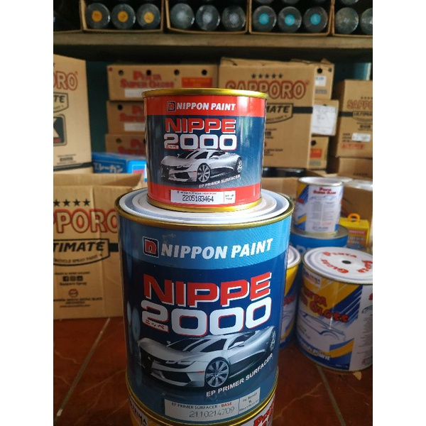 Jual EPOXY NIPPE 2000 PRIMER SURFACER NIPPON PAINT 1KG SET GREY ...