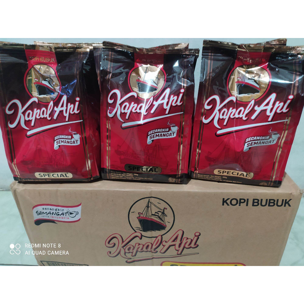 Jual Kopi Kapal Api 380 gram Special 1 karton 9 pcs | Shopee Indonesia