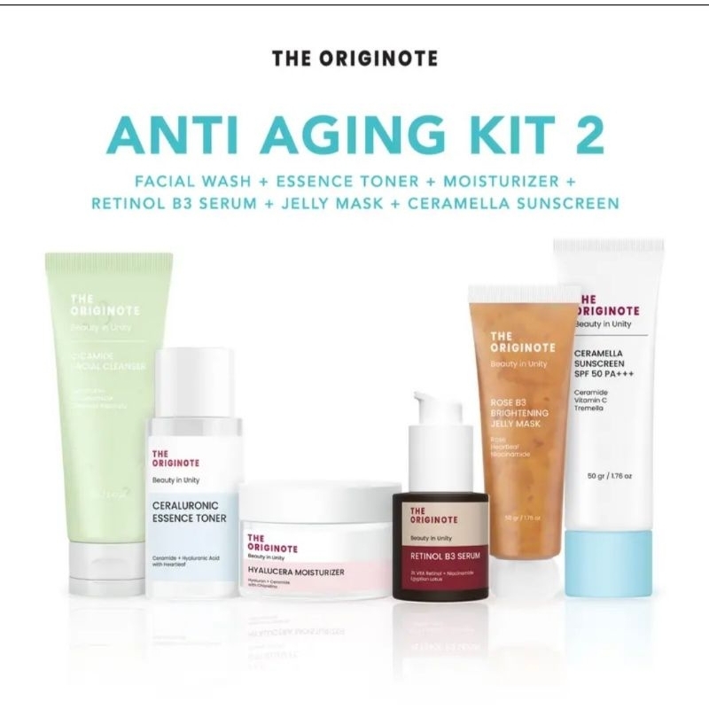 Jual THE ORIGINOTE paket 6 in 1 / The Originote skincare set | Shopee ...