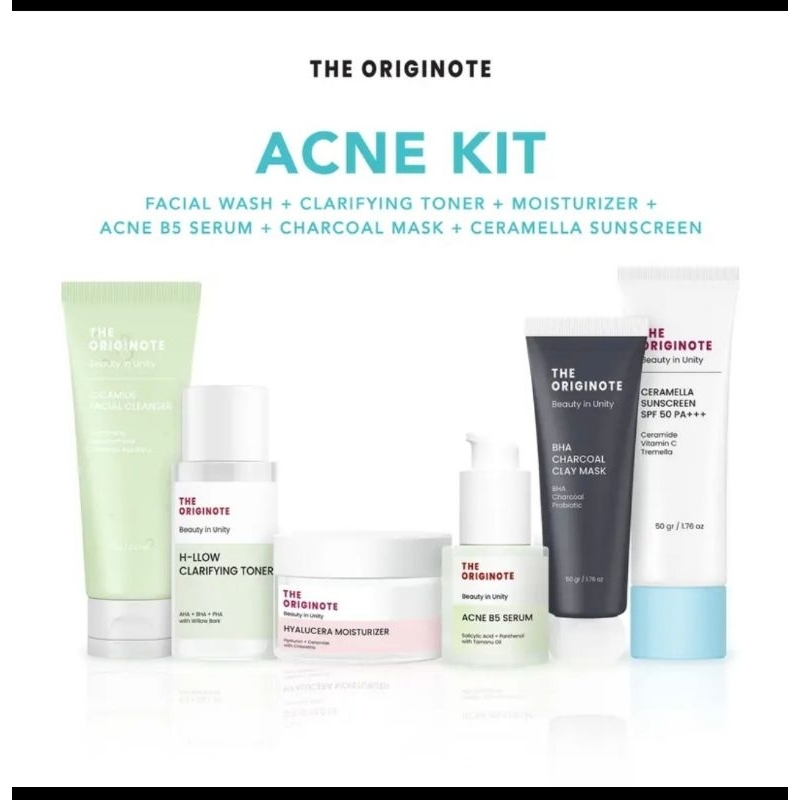 Jual THE ORIGINOTE paket 6 in 1 / The Originote skincare set | Shopee ...