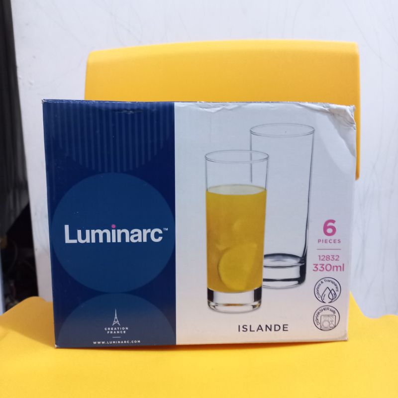 Jual [New] Gelas Bambu | Luminarc Islande 330 ml | Shopee Indonesia