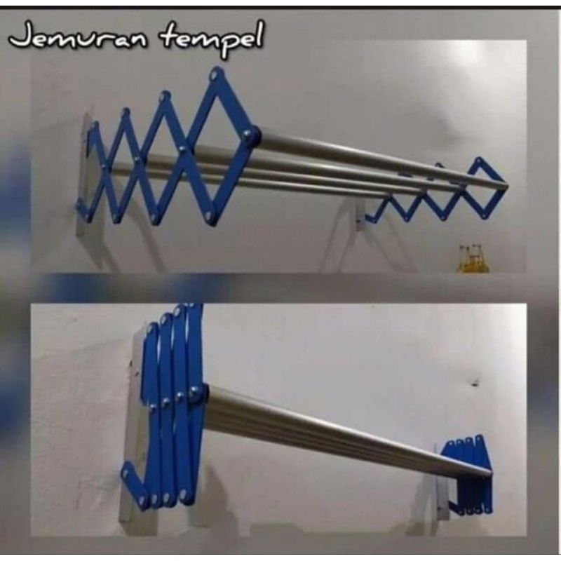 Jual JEMURAN DINDING LIPAT FLEKSIBEL JEMURAN PORTABLE SUDUT | Shopee ...