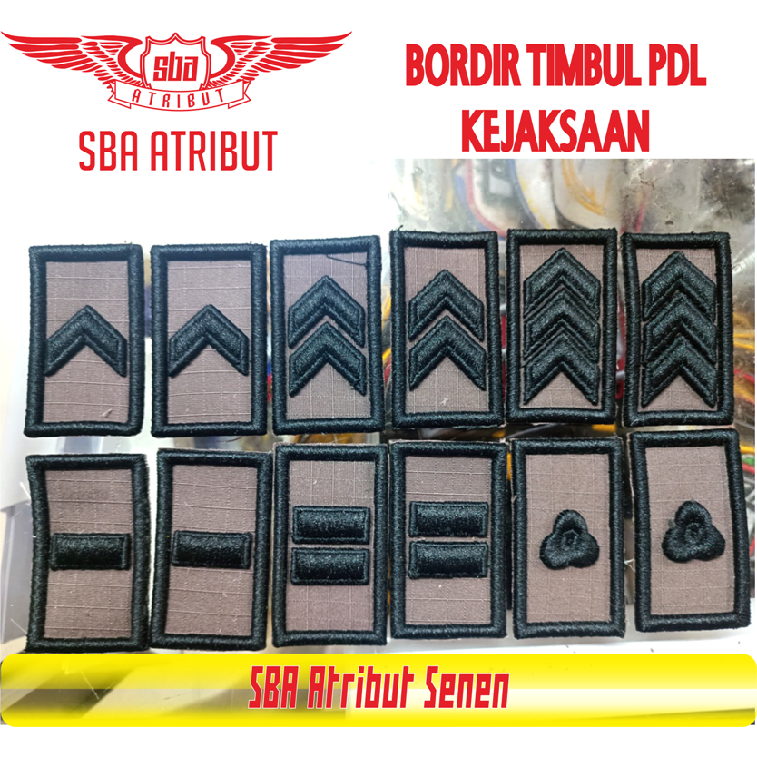 Jual BORDIR TIMBUL BAJU PDL KEJAKSAAN SESUAI PERJA TERBARU | LOGO/TANDA ...
