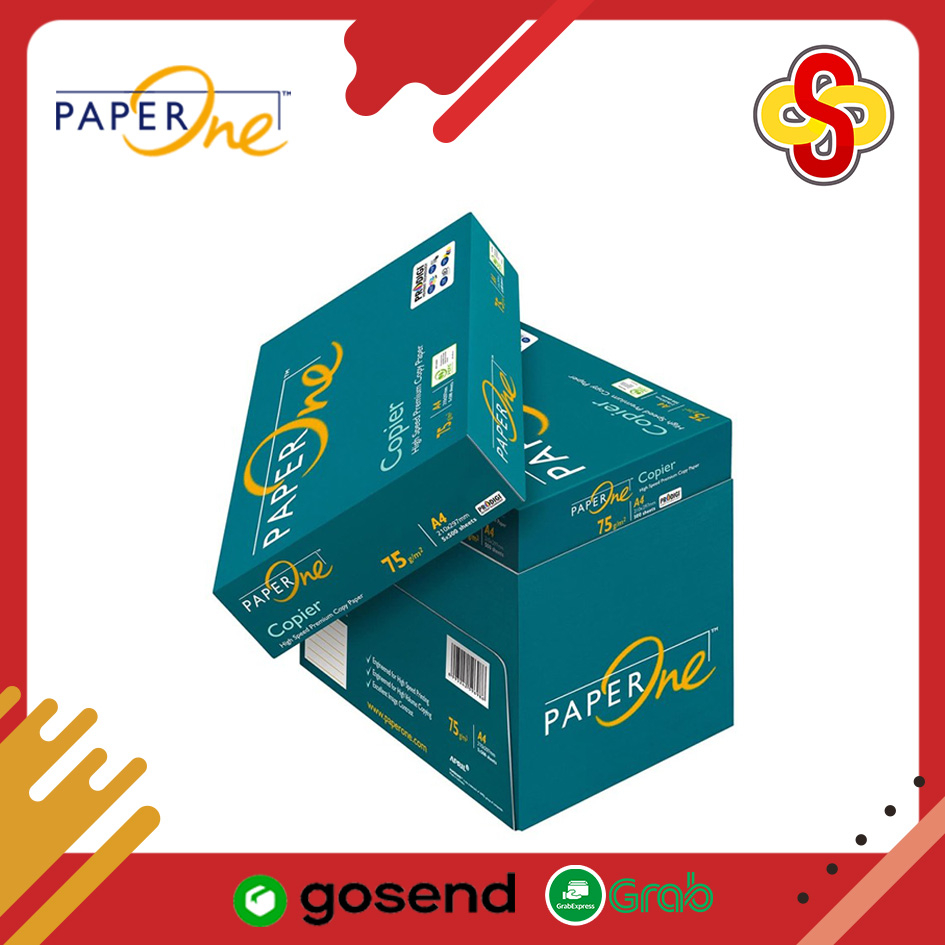 Jual Kertas HVS / Print / Fotocopy Paper One A4 75 gr Isi 1 Box / Isi 5 Rim / 2500 lembar ...