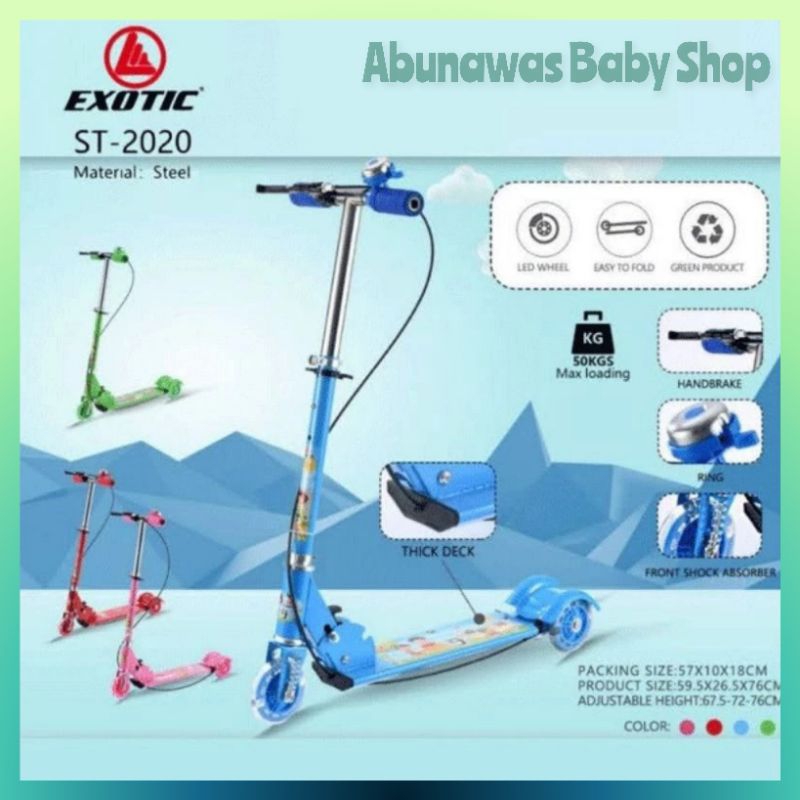 Jual Scooter Tajimaku 209 / Scooter Exotic ET - 2020 (ada rem tangan ...