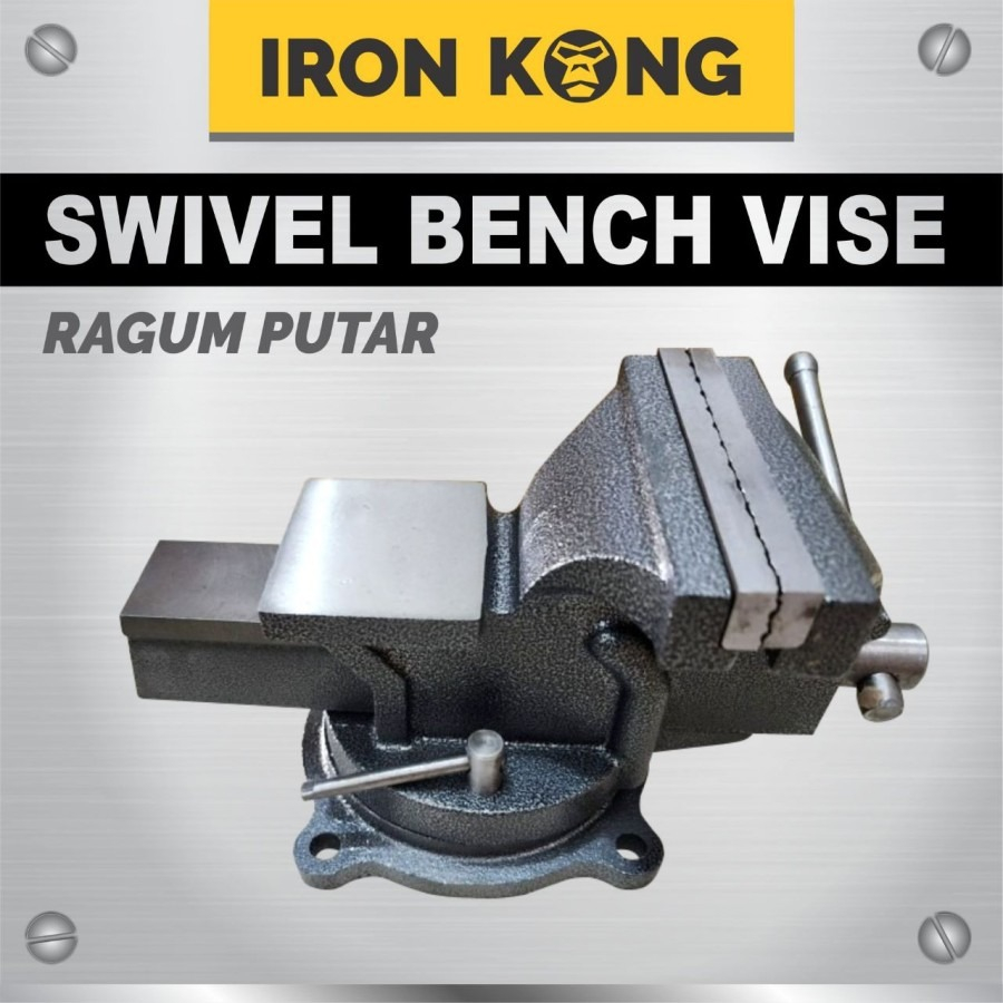 Jual BEST TOOLS 5 INCH RAGUM DUDUK PUTAR - SWIVEL BENCH VICE LIGHT DUTY ...