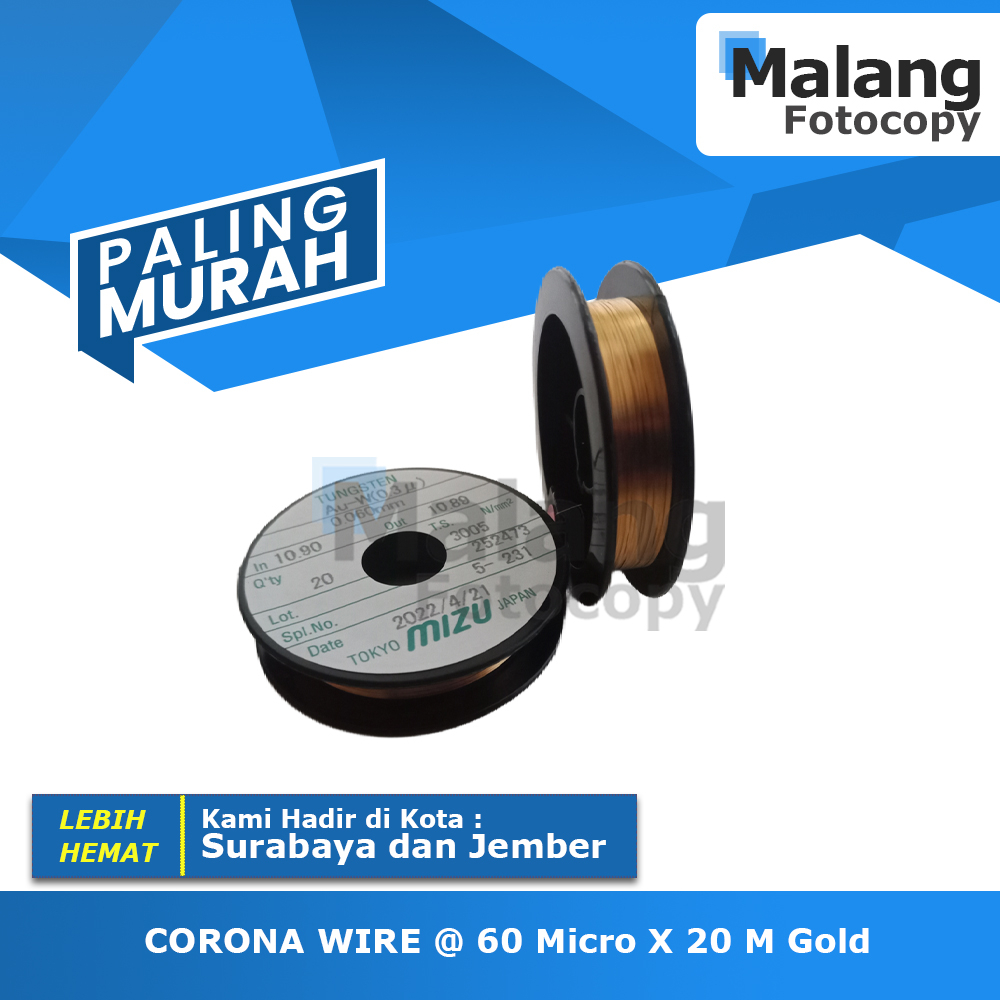 Jual CORONA WIRE @ 60 Micro X 20 M Gold CANON IR / IRA - Kode Part ...