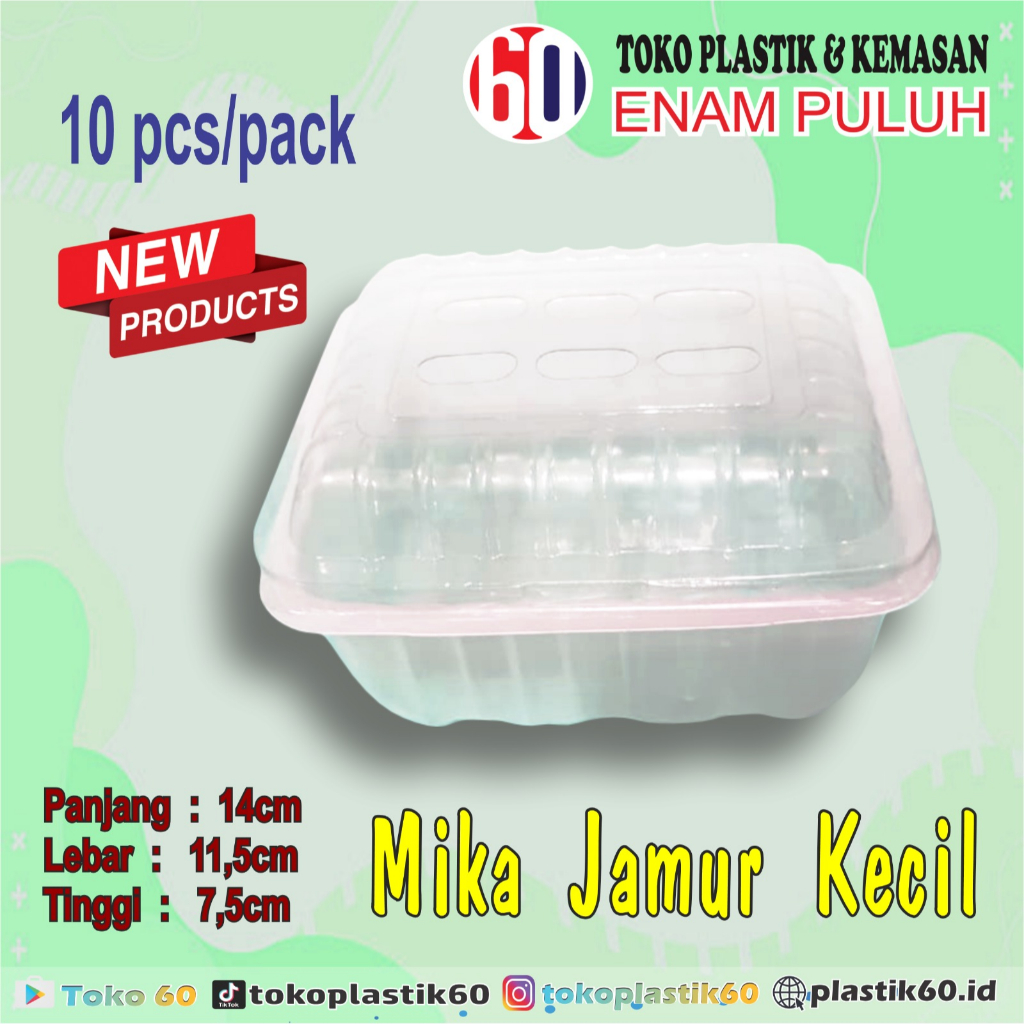 Jual Mika Jamur Kecil / Mika Lunch Box / Mika Salad / Mika Dimsum ...