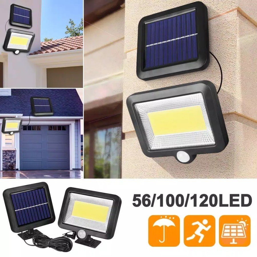 Jual Lampu Taman Tenaga Surya Sorot Solar Split 100 led SACC | Shopee ...
