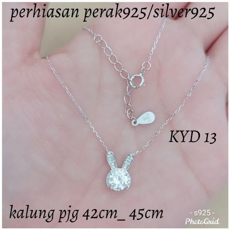 Jual KALUNG PERAK 925 KELINCI LAPIS MAS PUTIH KYD 13 | Shopee Indonesia