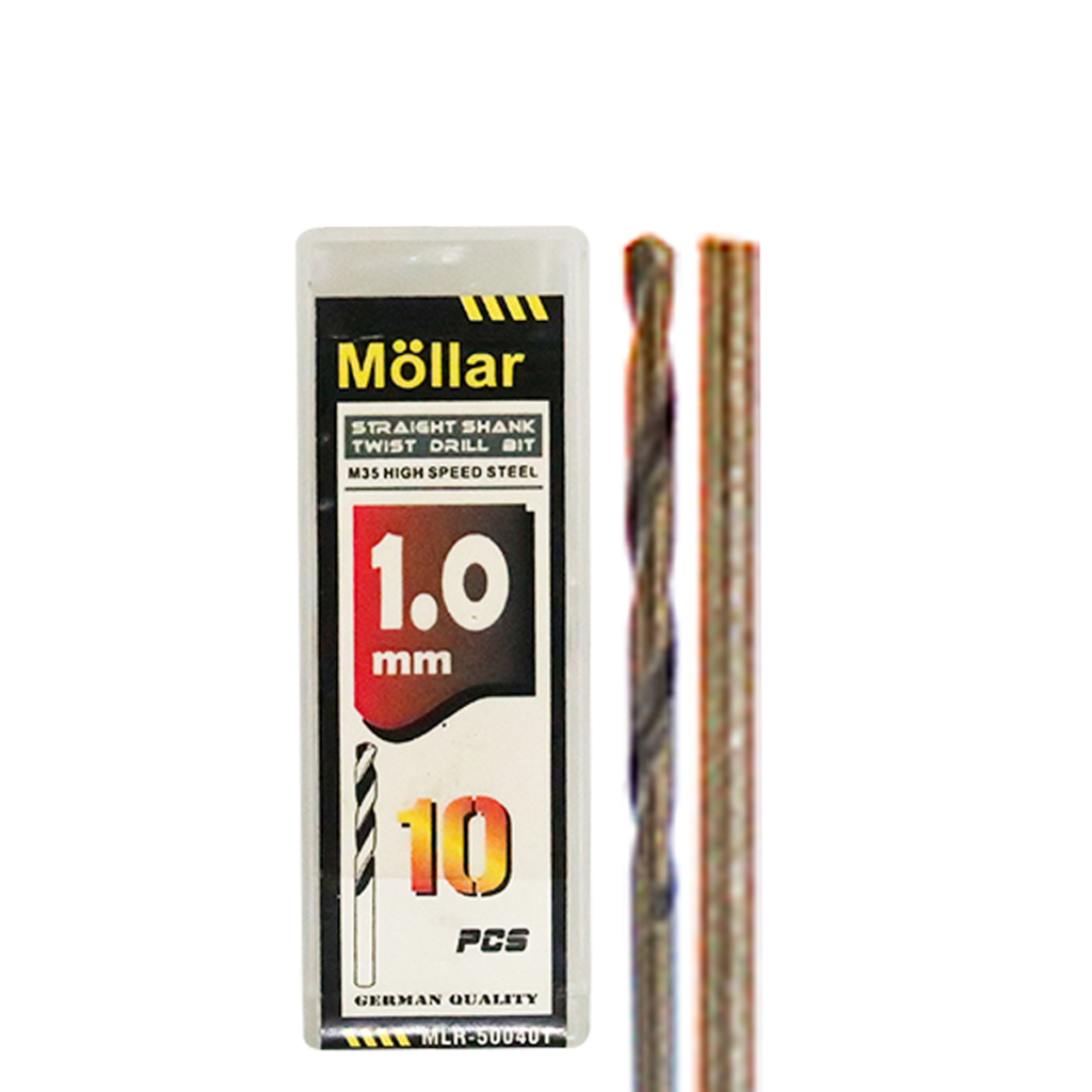 Jual MOLLAR HSS M35 Cobalt 1 mm Mata Bor Besi Stainless Steel - Satuan ...