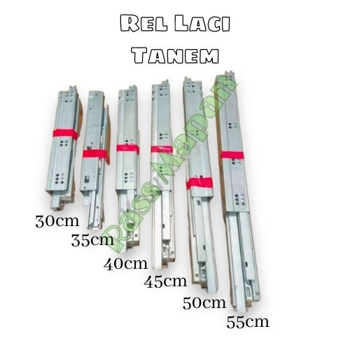 Jual Rel Laci Tanam Tanem Tandem Huben Soft Closing TD 26 Klip On TD 27 ...