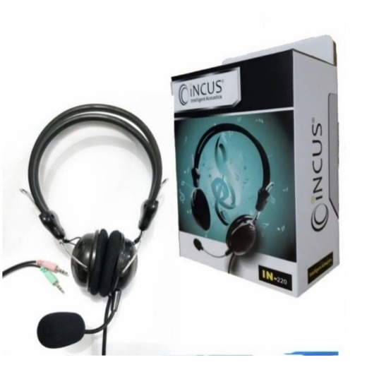 Jual Headset INCUS in-220 headset mic headphone | Shopee Indonesia