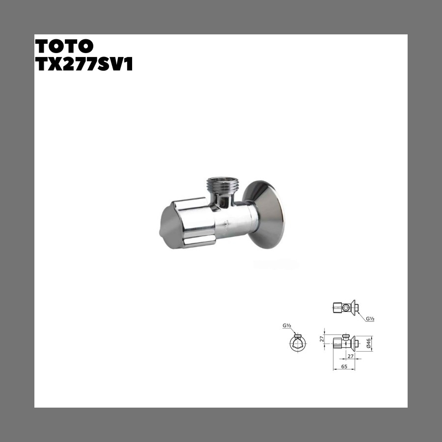 Jual Stop Kran Toto TX277SV1 - Kran Toto | Shopee Indonesia
