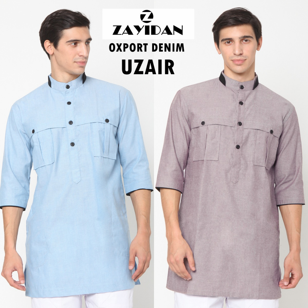 Jual Baju Koko Gamis Muslim Pria Dewasa Uzair Series - By Zayidan ...