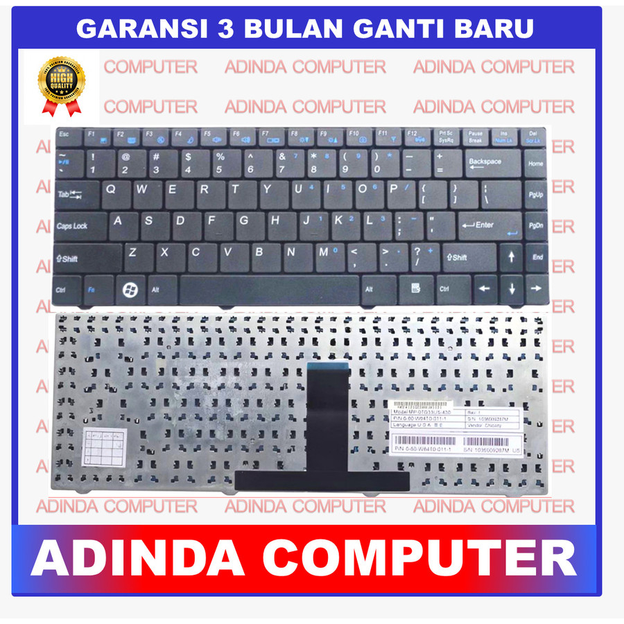 Jual Keyboard Axioo NEON E4121 CNW MNW HNW RNW Zyrex E4105 C4801 C4500 ...