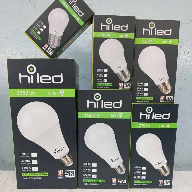 Jual BOHLAM LED HILED 18W 220V 3000K 4000K 5000K 6500K | Shopee Indonesia