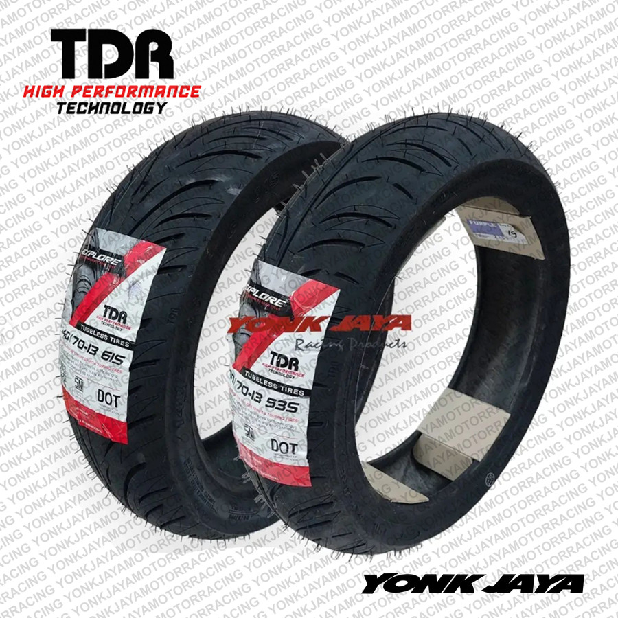 Jual BAN TDR EXPLORE 120/70-13 53S & 140/70-13 61S | Shopee Indonesia