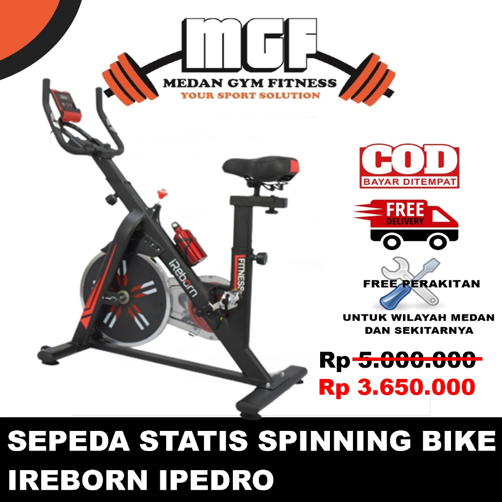 Jual ALAT FITNESS SEPEDA STATIS SPINNING BIKE IREBORN IPEDRO | Shopee ...