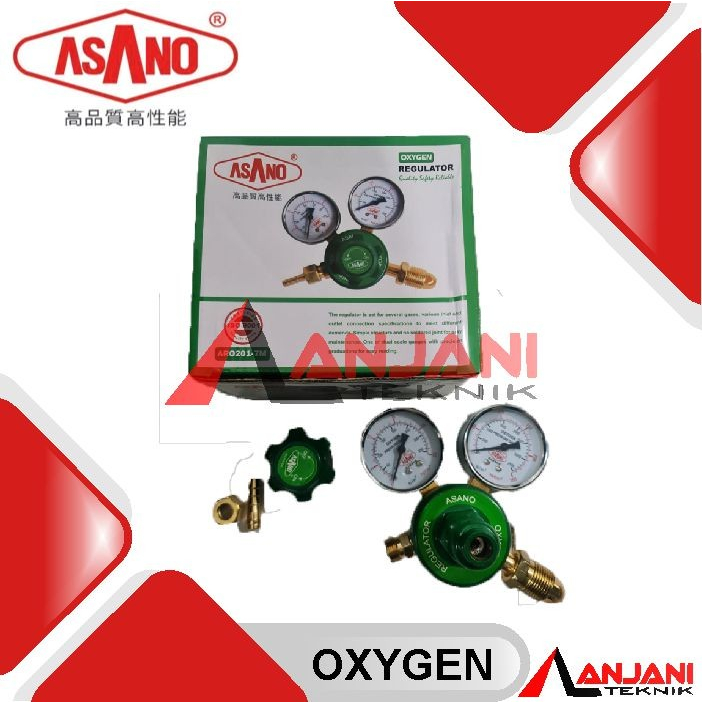 Jual ASANO REGULATOR TABUNG LAS GAS OKSIGEN ARO201 WELDING OXYGEN OXY | Shopee Indonesia