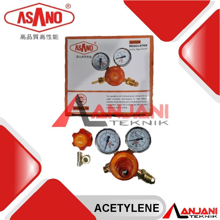 Jual ASANO REGULATOR TABUNG LAS GAS ACETILIN WELDING ACETYLENE ASETILIN ...