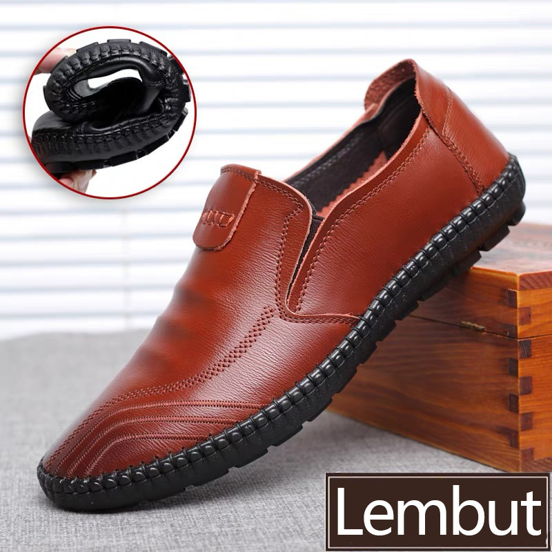 Jual Highland Sepatu Slip On Pria Kasual Kerja Kantor Formal Sepatu ...