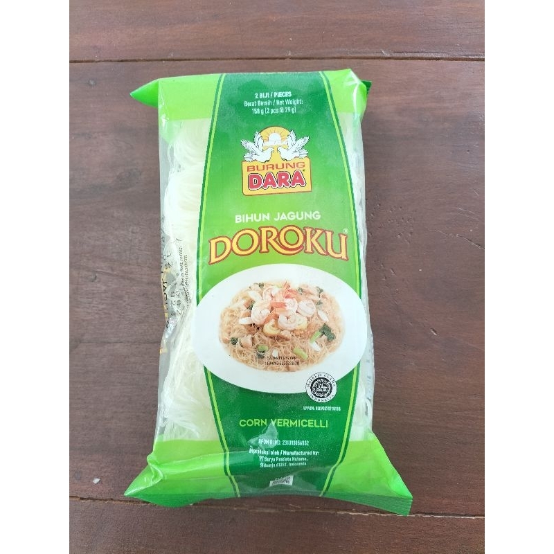Jual MIE BIHUN JAGUNG DOROKU BURUNG DARA 158gr | Shopee Indonesia