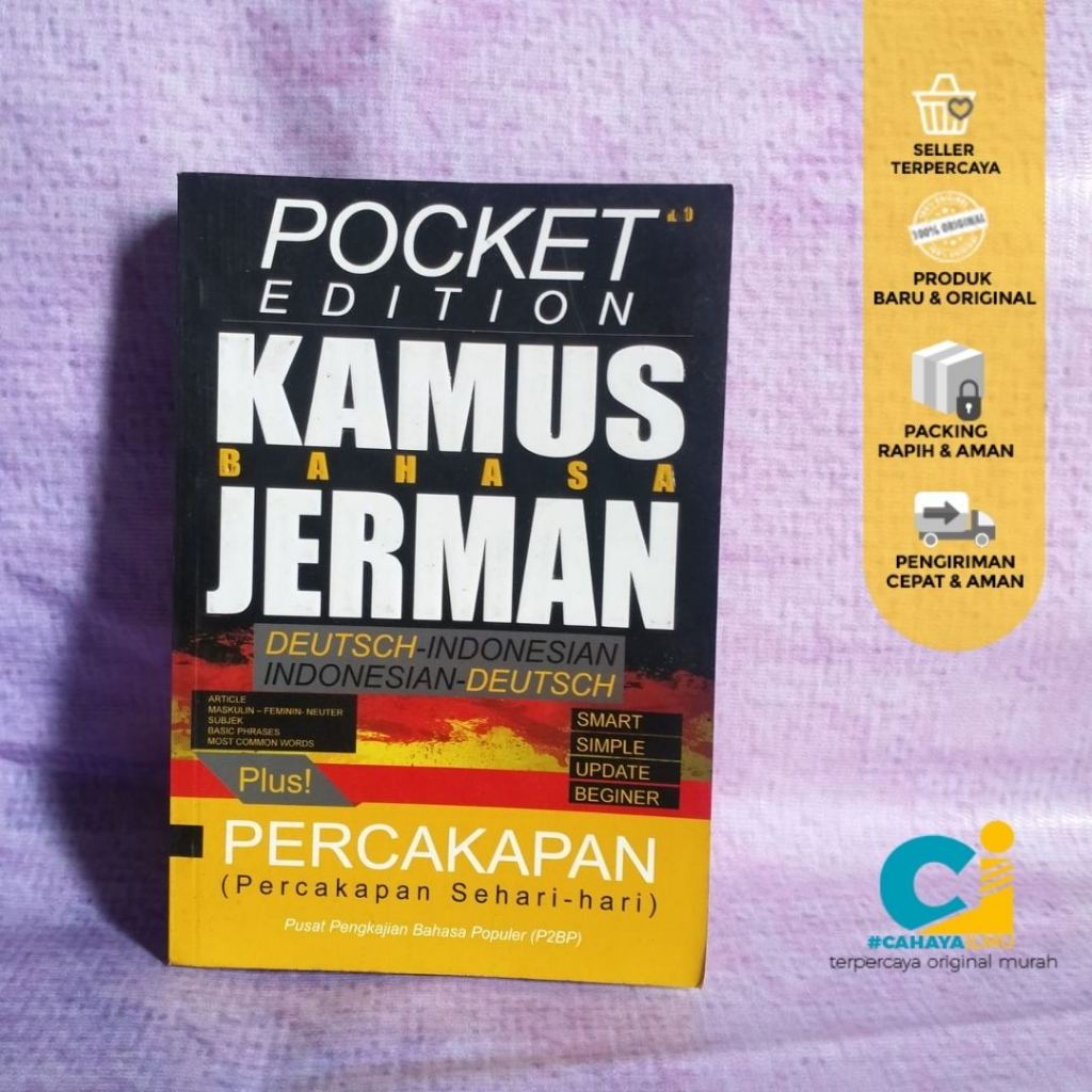 Jual Pocket Edition Kamus Bahasa Jerman Plus (Percakapan Sehari Hari ...