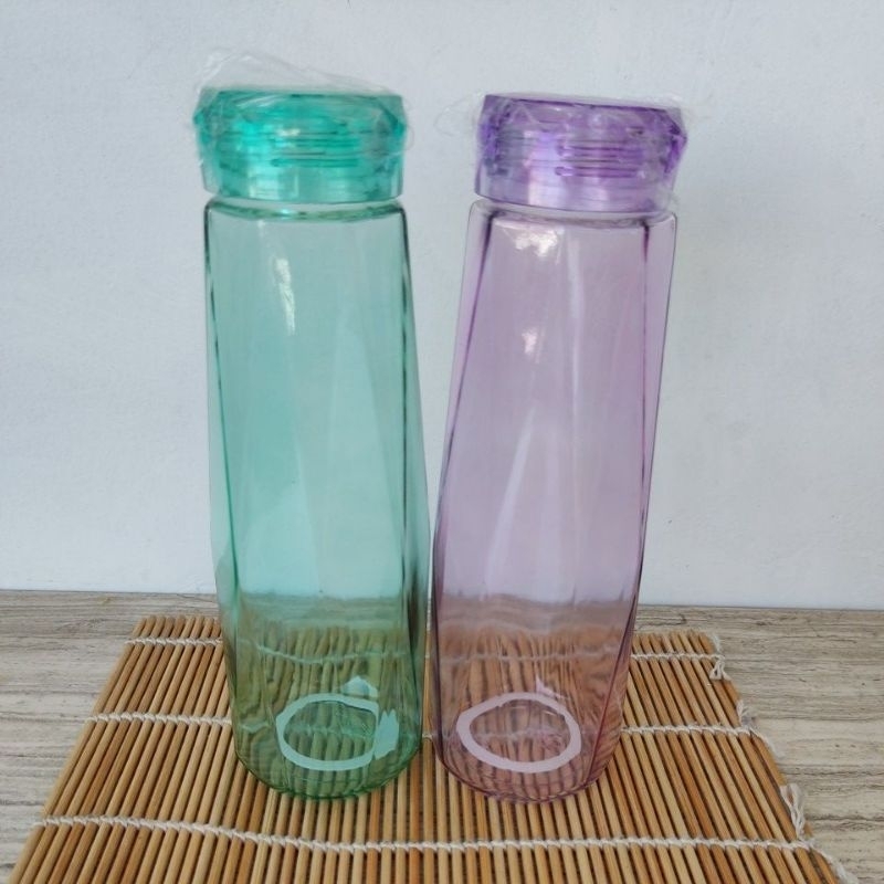 Jual botol kaca kristal 500 ml / botol minum glass drinking bottle ...