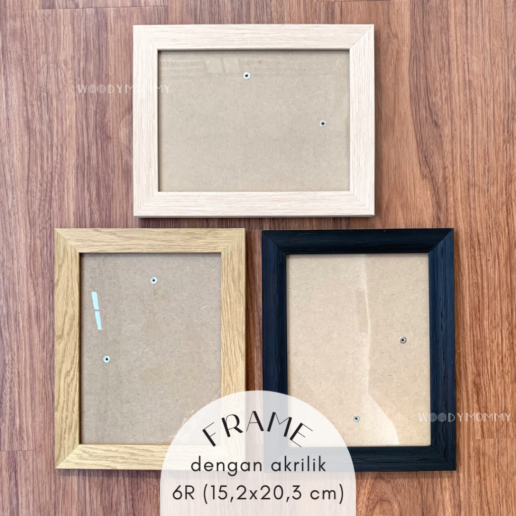 Jual Frame Foto 6R 15,2x20,3 cm dengan Akrilik - Bingkai Pigura Figura ...