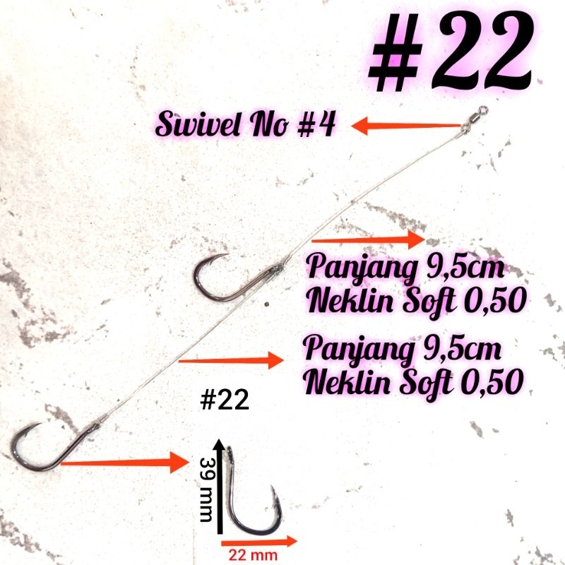 Jual Rangkaian Dasaran Rangkaian Koncer Tenggiri Neklin Model Engkel ...