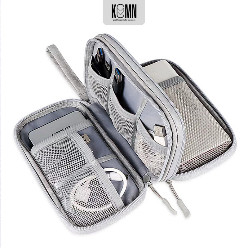 Jual KGMN Gadget Bag Tas Handphone Pouch Powerbank Travel Organizer ...