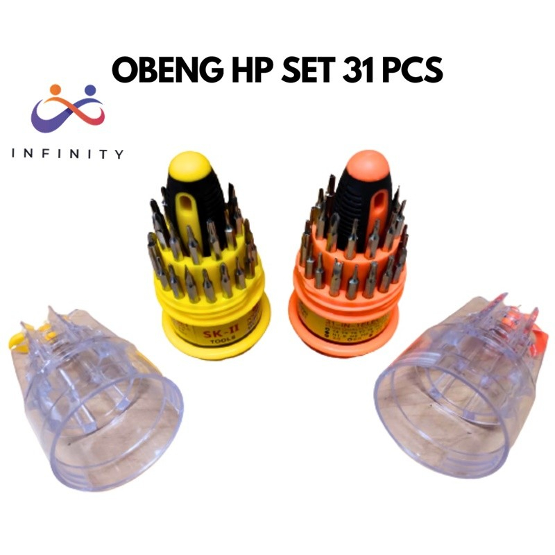 Jual Obeng Set 31 in 1 - Obeng Handphone - Elektronik - HP Laptop ...