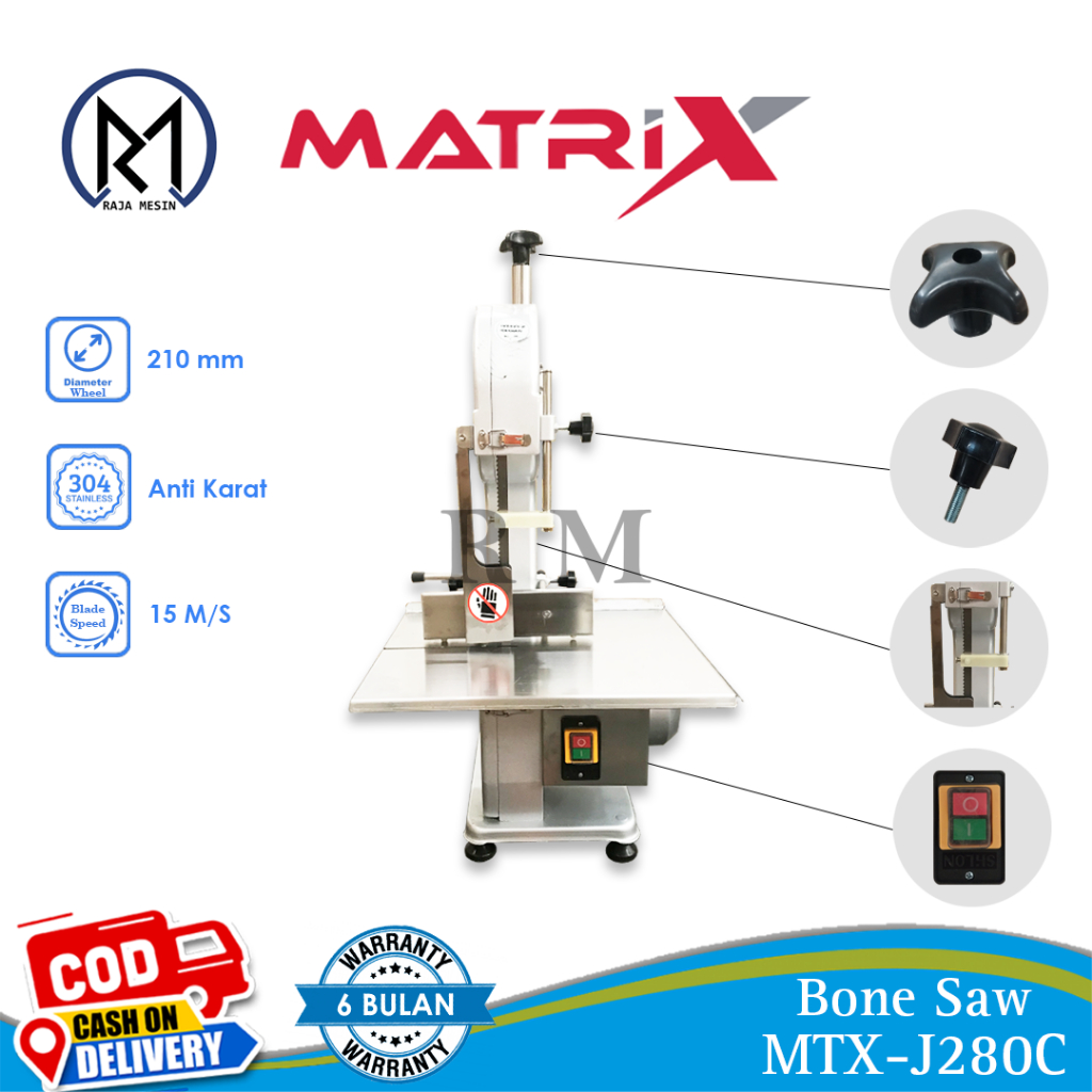 Jual Mesin Pemotong Tulang Bone Saw Machine Matrix Mtx J280c Shopee