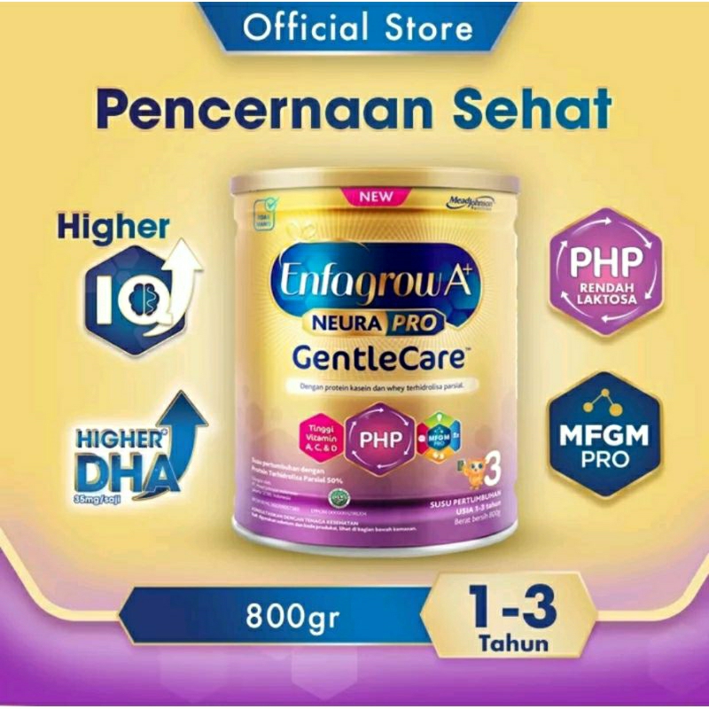 Jual Enfagrow A+ Gentle Care 3 800gr PHP penyok/mulus | Shopee Indonesia