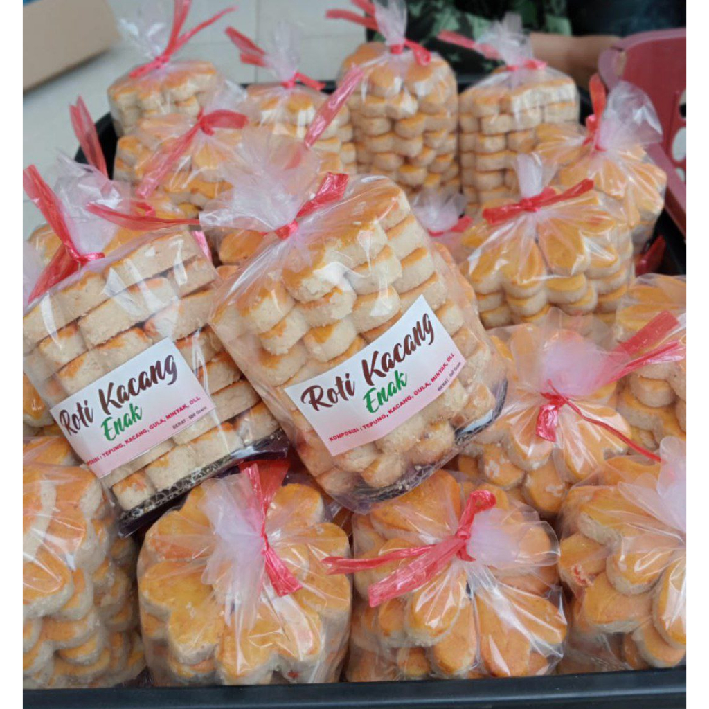 Jual kue Kacang / kue kering / Roti kacang / roti kacang 500 gram ...