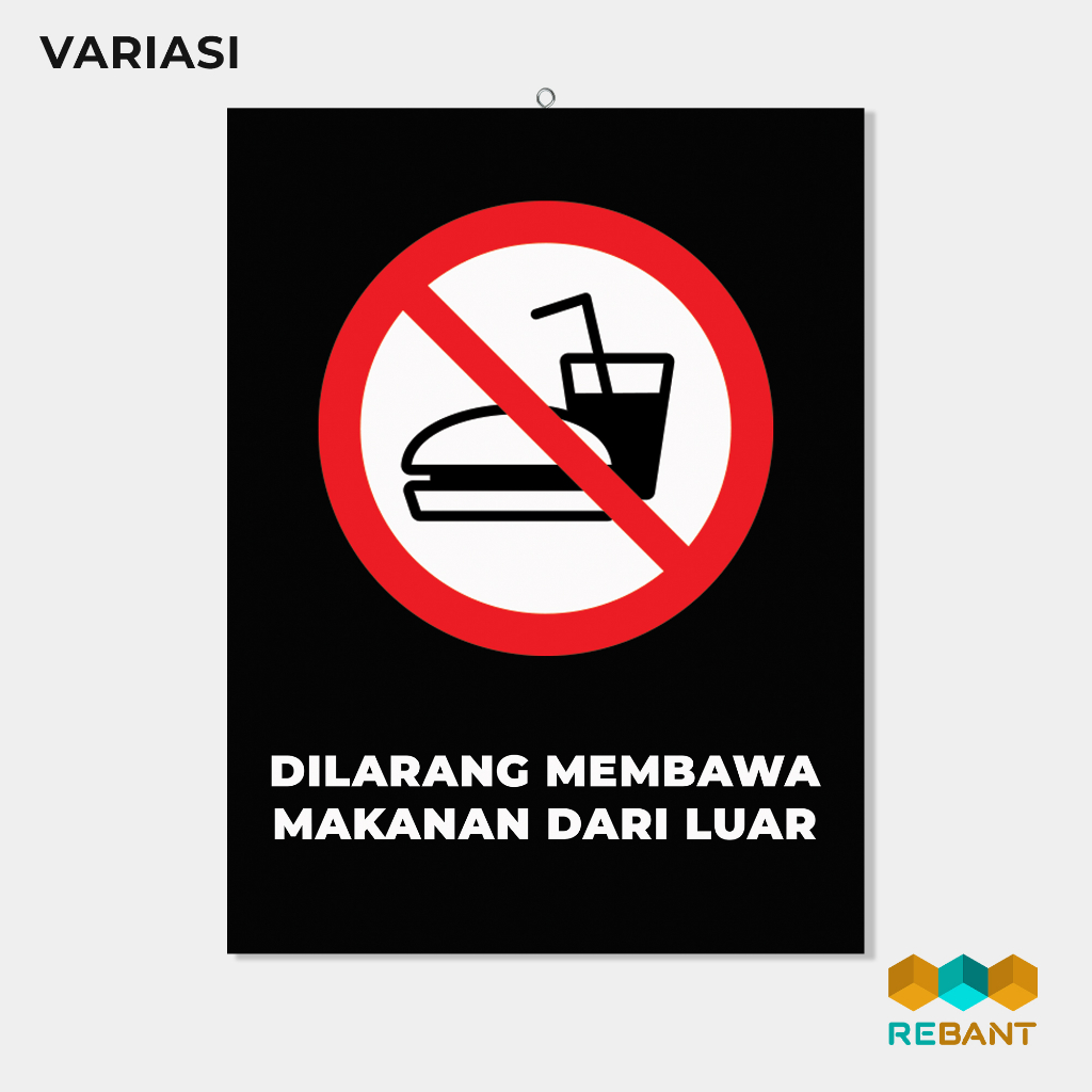 Jual REBANT HIASAN DINDING SIGN PERINGATAN (15X20) HIASAN DINDING CCTV ...