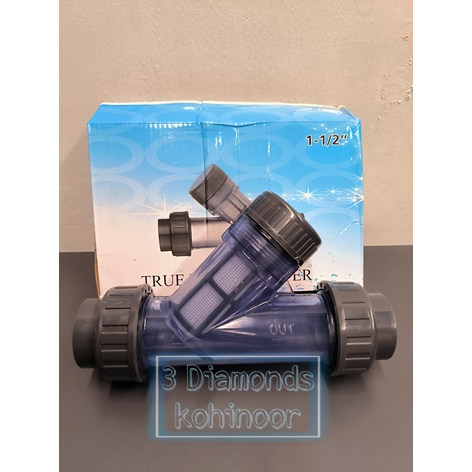 Jual Y STRAINER PVC / Y STRAINER UPVC 1 1/2" SOCKET CLEAR BODY BENING ...