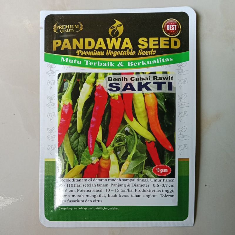 Jual Cabe Rawit Sakti 10 gr, yang sangat cocok untuk ditumbuhkan di ...
