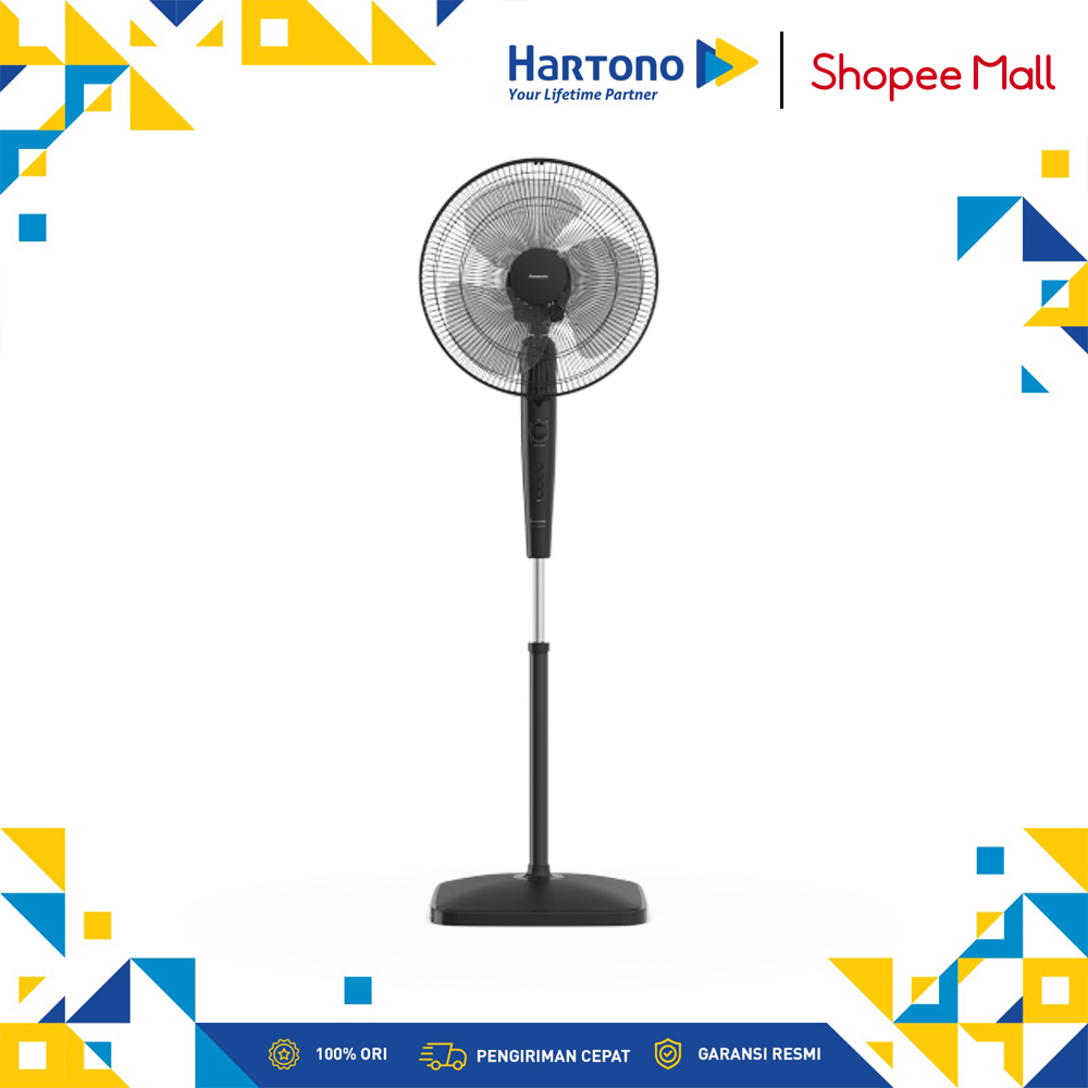 Jual Panasonic Kipas Angin berdiri Stand Fan Ultra Breeze Black ...