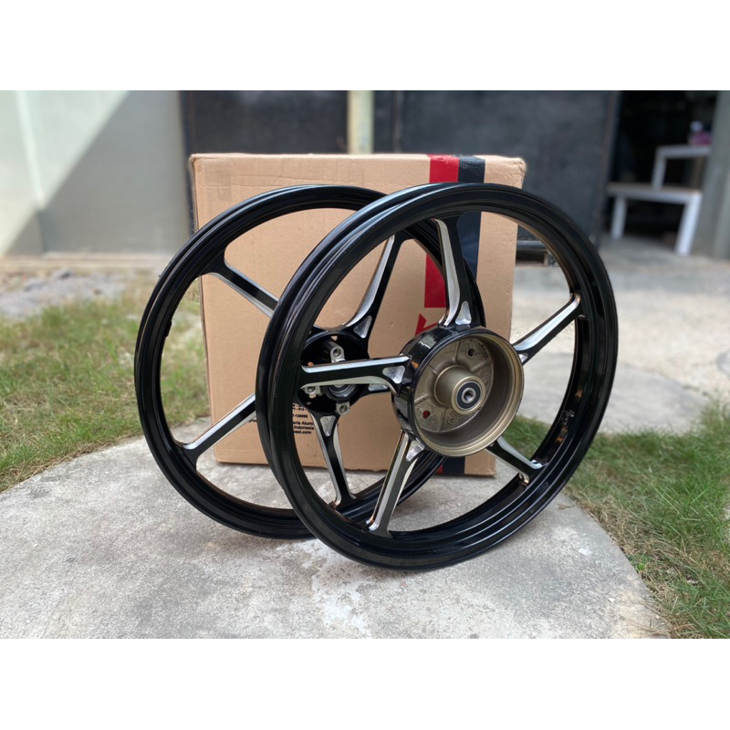 Jual PELEK ROSSI ENKEI VELEG VROSSI COPY ENKEI HITAM KILAP 160/185 RING ...