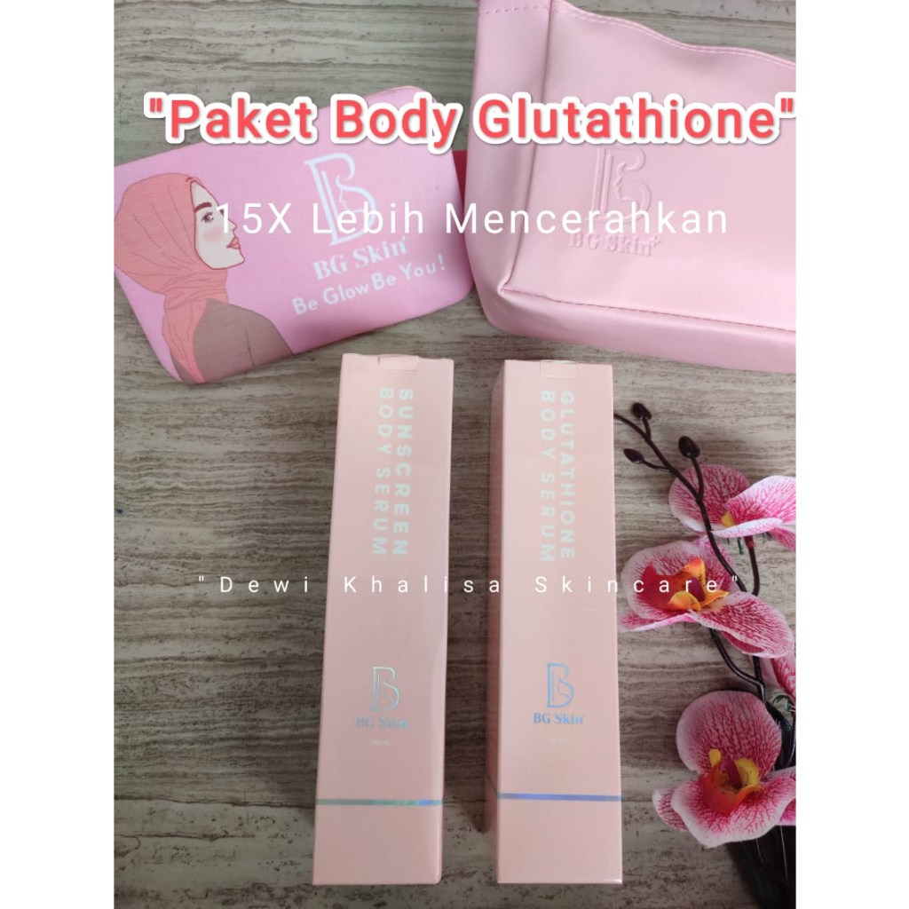 Jual BG SKIN GLUTATION BODY SERUM BG SKIN // BODY NIGHT & SUNSCREEN // BEAUTYGLOW 100% ORIGINAL ...