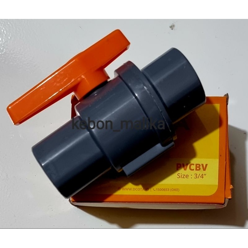 Jual Stop kran air ball valve katup polos pvc Dcota PVCBV by Onda | Shopee Indonesia