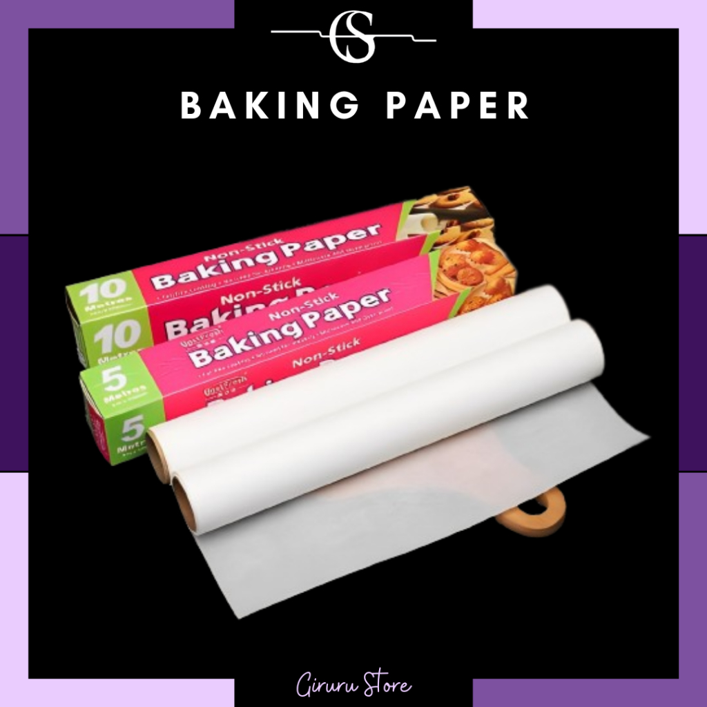 Jual Baking Paper Kertas Minyak Baking Kertas Roti Alas Roti Silicone ...