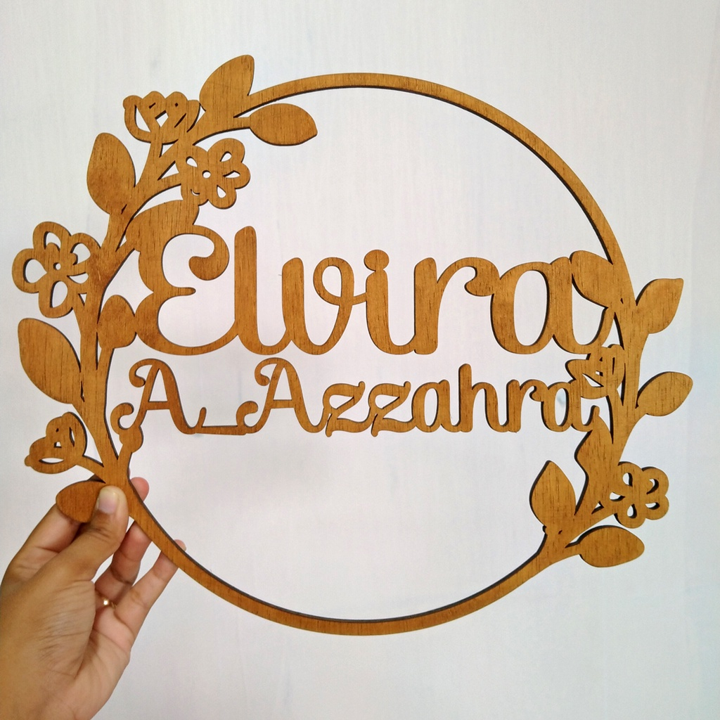 Jual Backdrop Nama Inisial Dekorasi Lamaran Pernikahan Tunangan Pesta ...