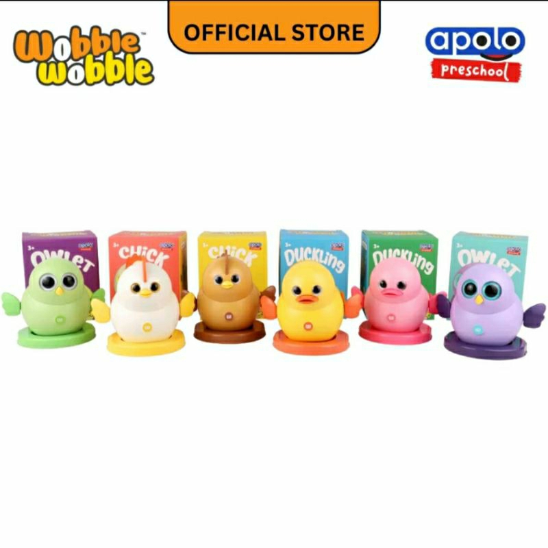 Jual Mainan Ayam bebek Apolo Pre-School Wobble Wobble | Shopee Indonesia