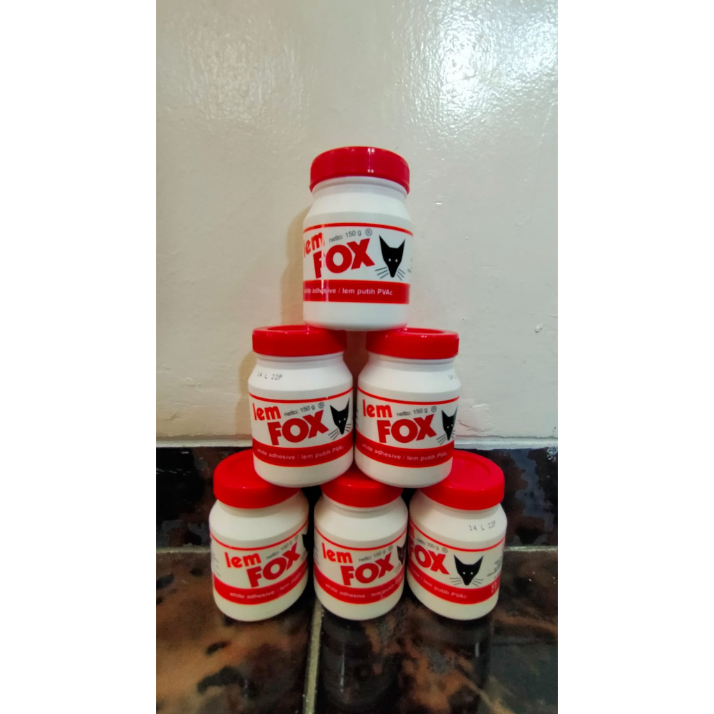 Jual Lem FOX Putih Botol 150 gram/ Lem PVAC - SumberrejoAtk official ...